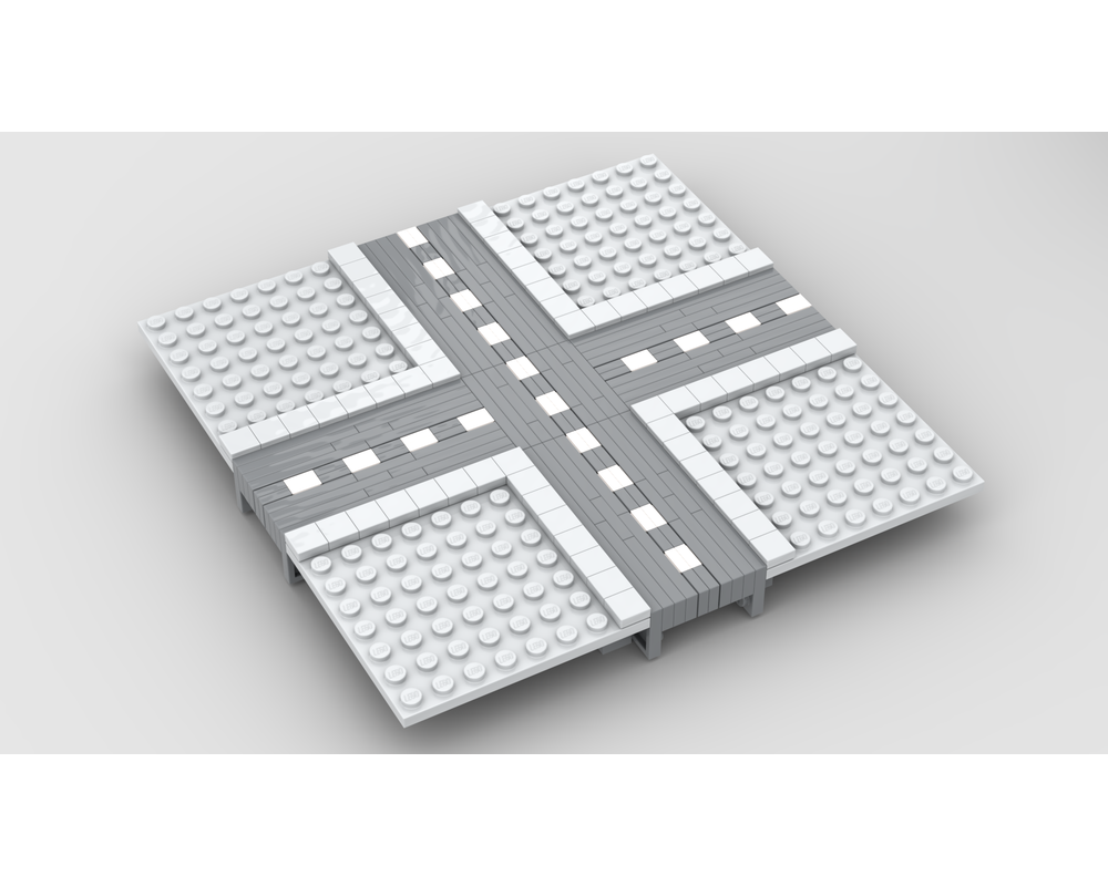 LEGO MOC Mini Modular Road Sections by christromans | Rebrickable ...