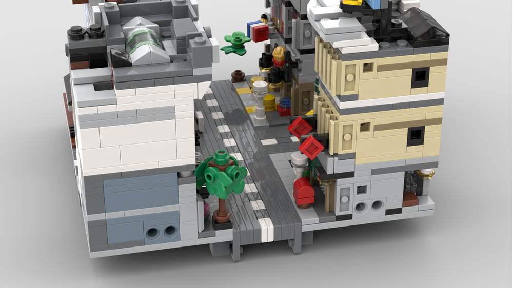 LEGO MOC Mini Modular Road Sections by christromans | Rebrickable ...