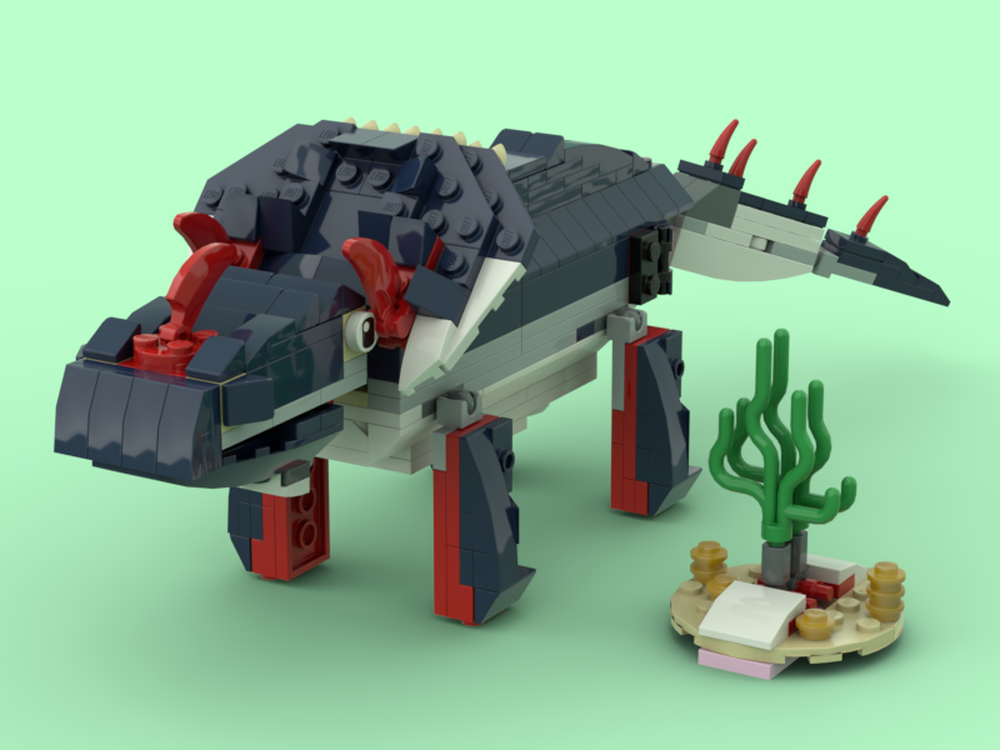 Lego Moc 31088 2 To 1 Triceratops By Legodesigner Rebrickable Build
