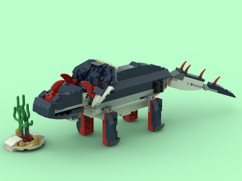 Lego Moc 31088 2 To 1 Triceratops By Legodesigner Rebrickable Build