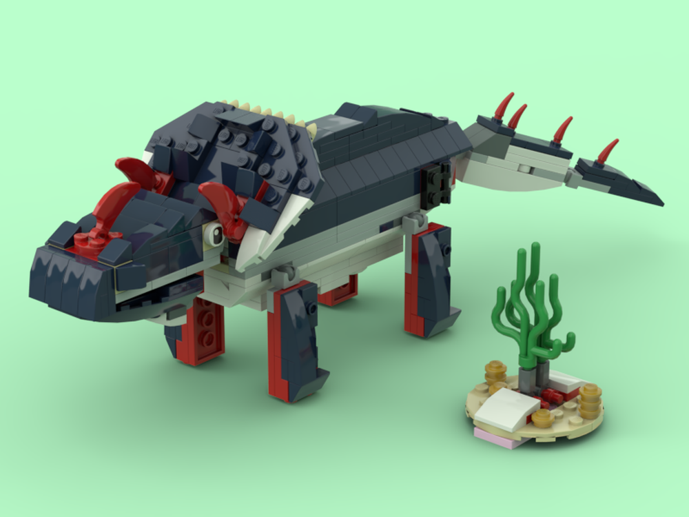 Lego Moc 31088 2 To 1 Triceratops By Legodesigner Rebrickable Build