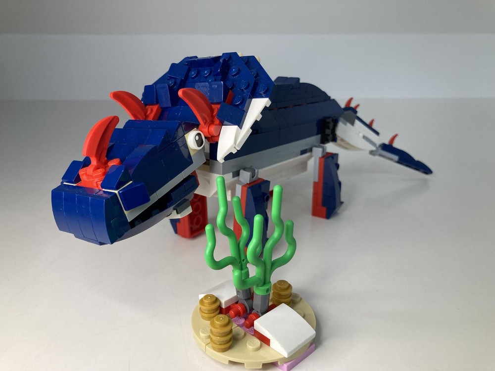 Lego Moc 31088 2 To 1 Triceratops By Legodesigner Rebrickable Build