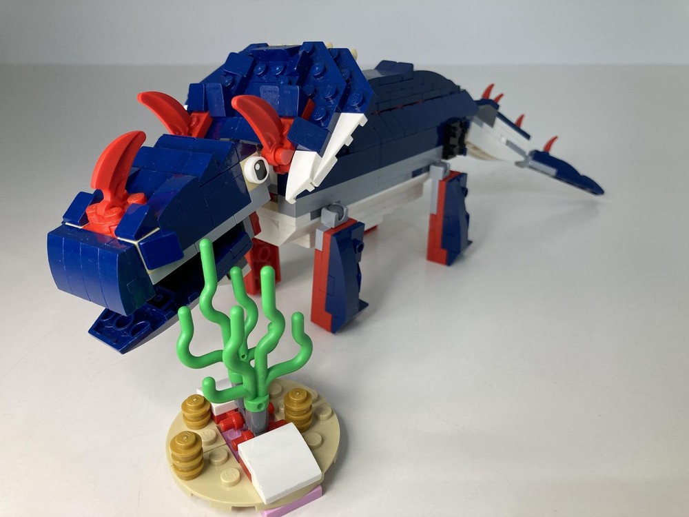 Lego Moc 31088 2 To 1 Triceratops By Legodesigner Rebrickable Build