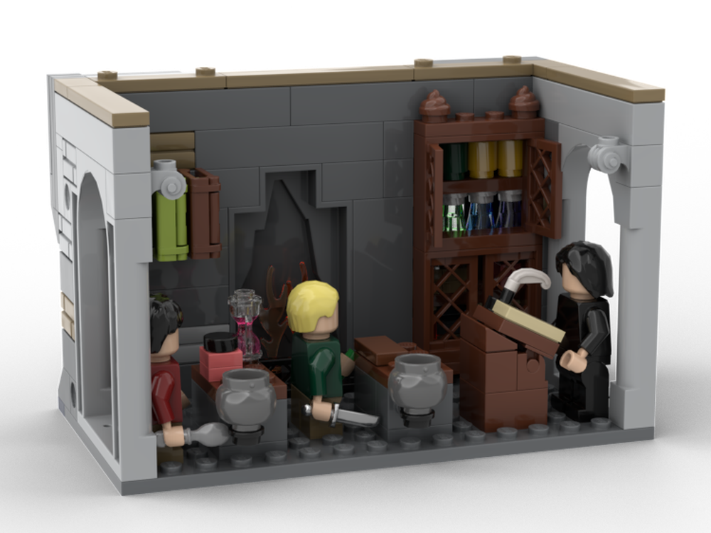 LEGO MOC Hogwarts Potions Classroom (modular) by Nico2301 | Rebrickable ...