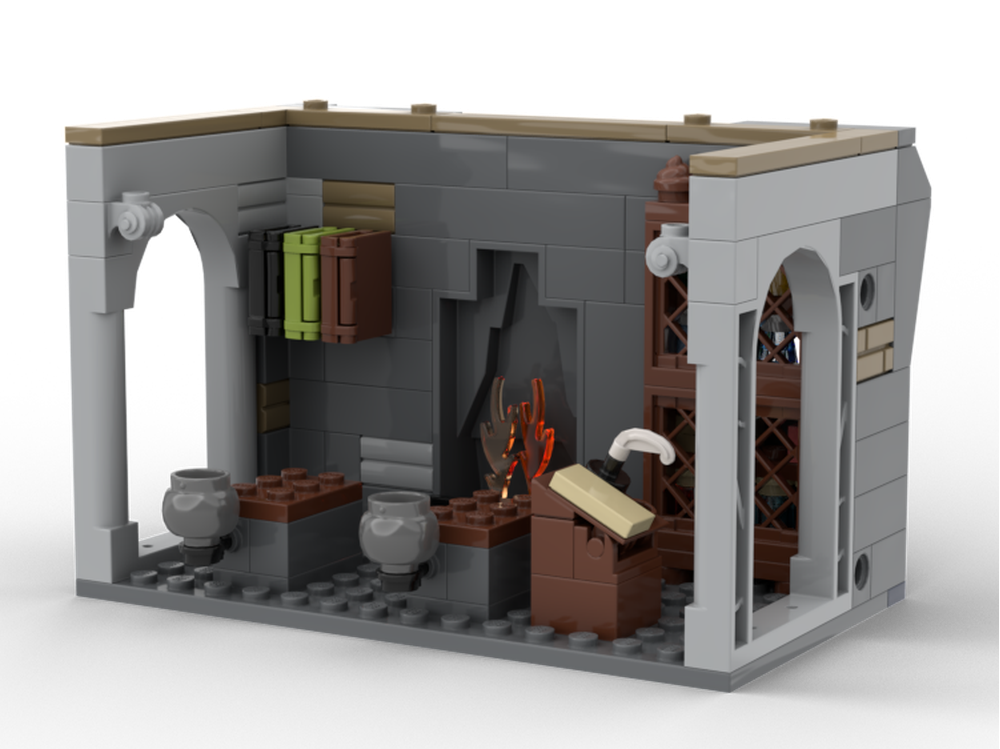 LEGO MOC-109136 Hogwarts Potions Classroom (modular) by Nico2301 ...