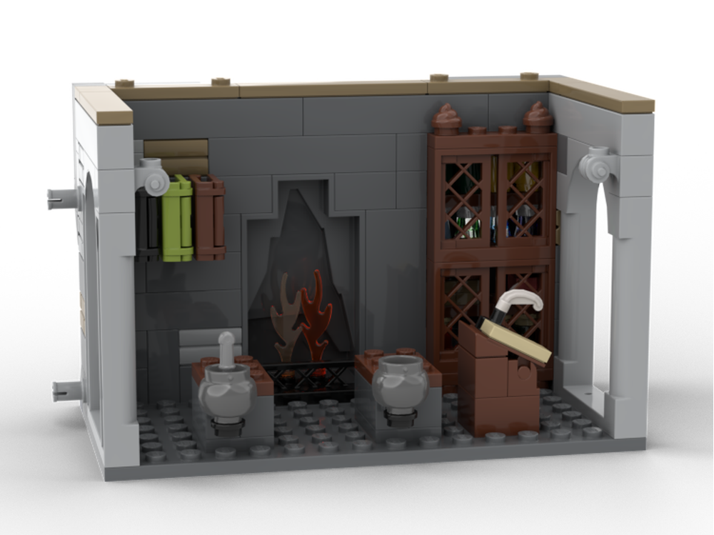 Lego Moc Hogwarts Potions Classroom Modular By Nico2301 Rebrickable