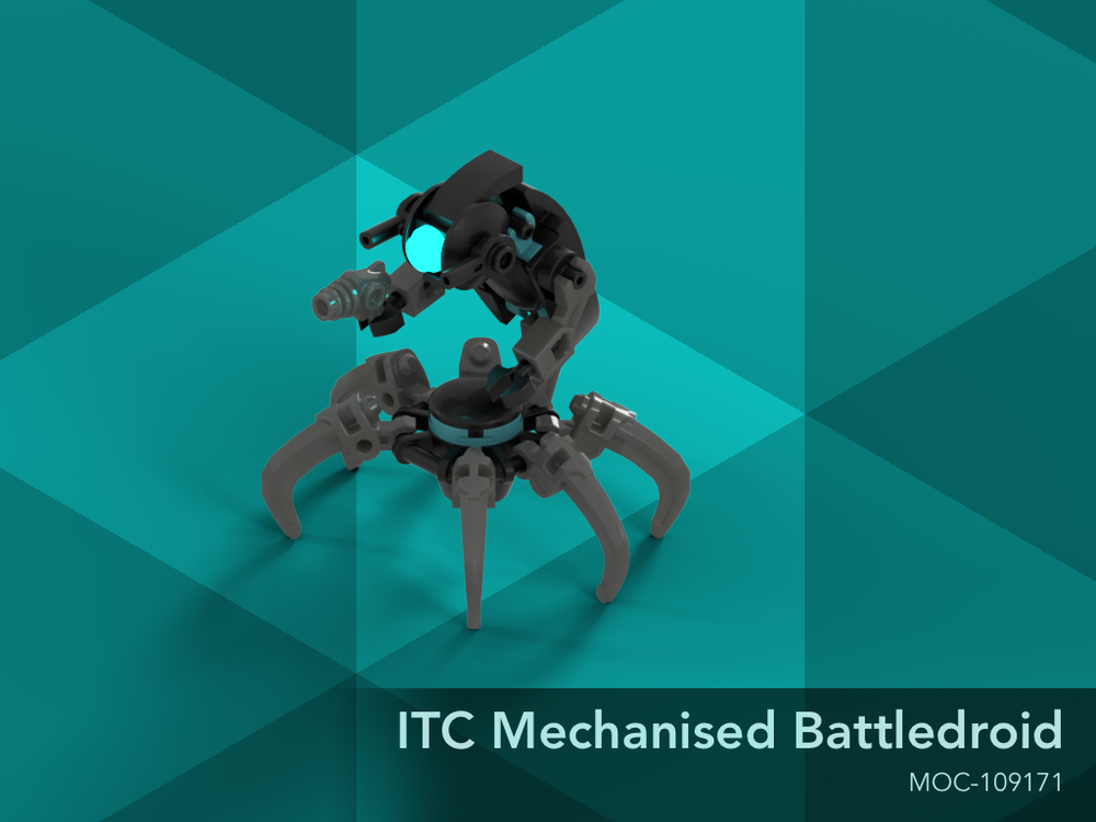 LEGO MOC ITC Mechanised Battledroid (Spider Droid MK II) by brampf ...
