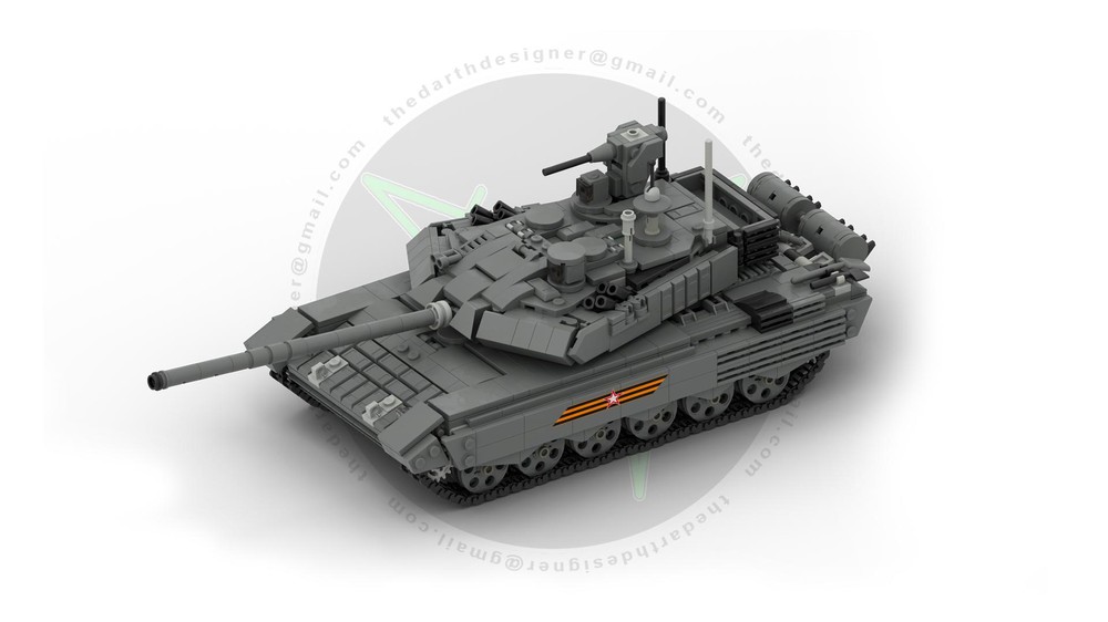 Lego Moc T 90 M Mbt Main Battle Tank 135 Scale By Darthdesigner