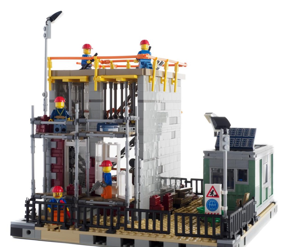 LEGO MOC Construction Site By EvertvW Rebrickable Build With LEGO