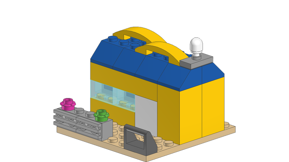 LEGO MOC 70832 Tiny House by julien1001 | Rebrickable - Build with LEGO