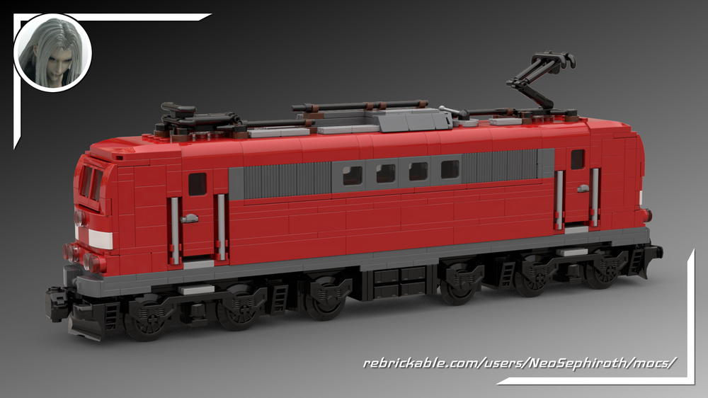 LEGO MOC BR 151 Cargo Locomotive Red by NeoSephiroth | Rebrickable ...