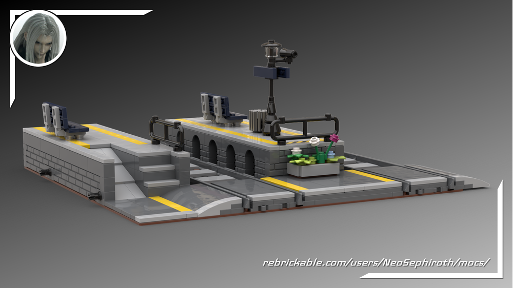 Lego Moc Platform Extention For My Modular German Train Station By