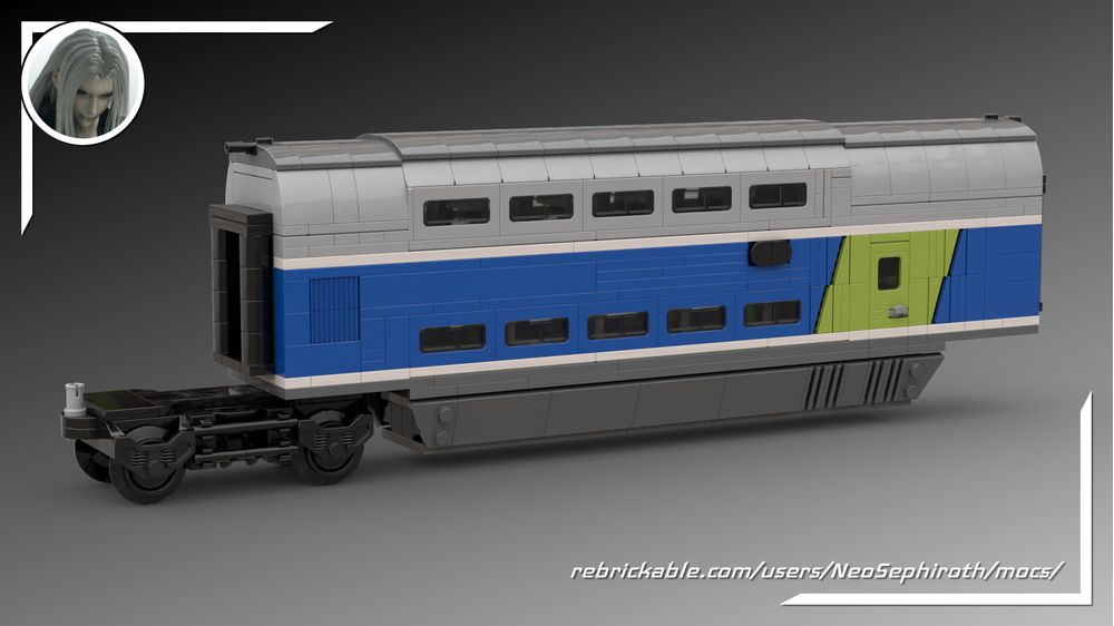 Lego Moc Tgv Duplex By Neosephiroth Rebrickable Build With Lego