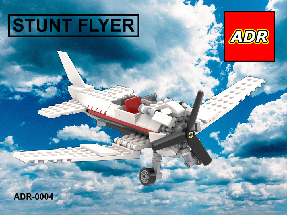 LEGO MOC Stunt Plane by ADR.MOCS | Rebrickable - Build with LEGO
