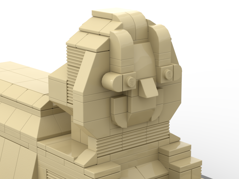 LEGO MOC Great Sphinx of Giza by Jedi Plb | Rebrickable - Build with LEGO