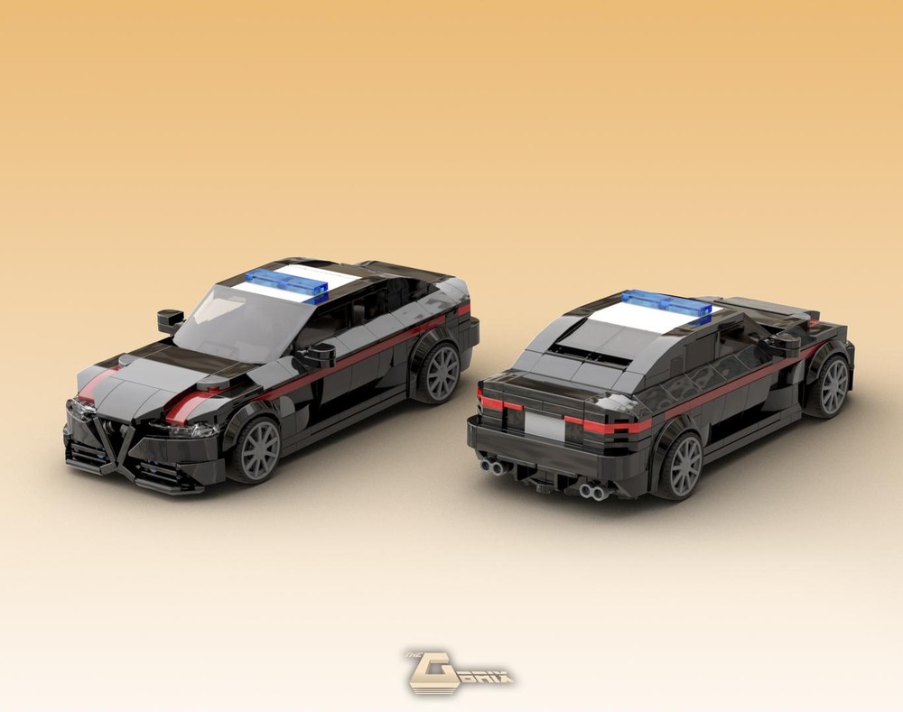 LEGO MOC Alfa Romeo Giulia Quadrifoglio - Carabinieri Design by ...