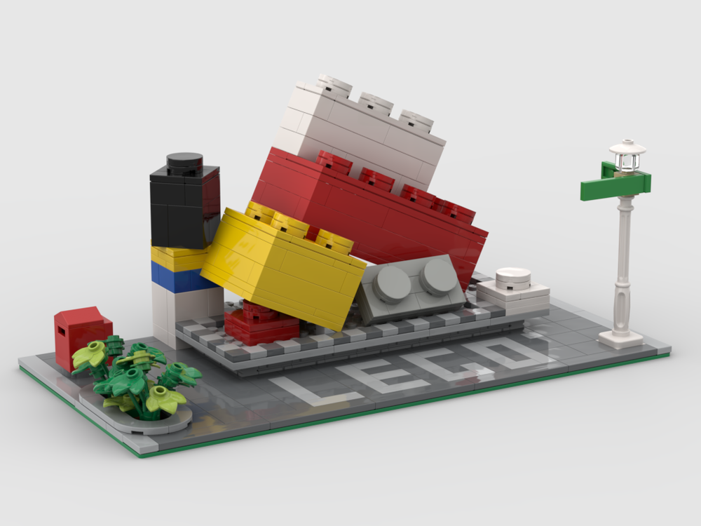 Lego Moc Modular History Basic Brick Monument By Email80 Rebrickable Build With Lego