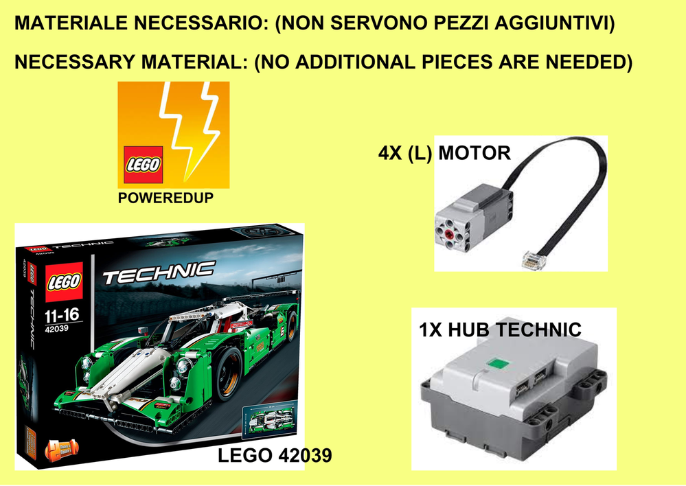 LEGO MOC-109282 42039 24H RACE CAR (Powered Up) by EmanueLego ...