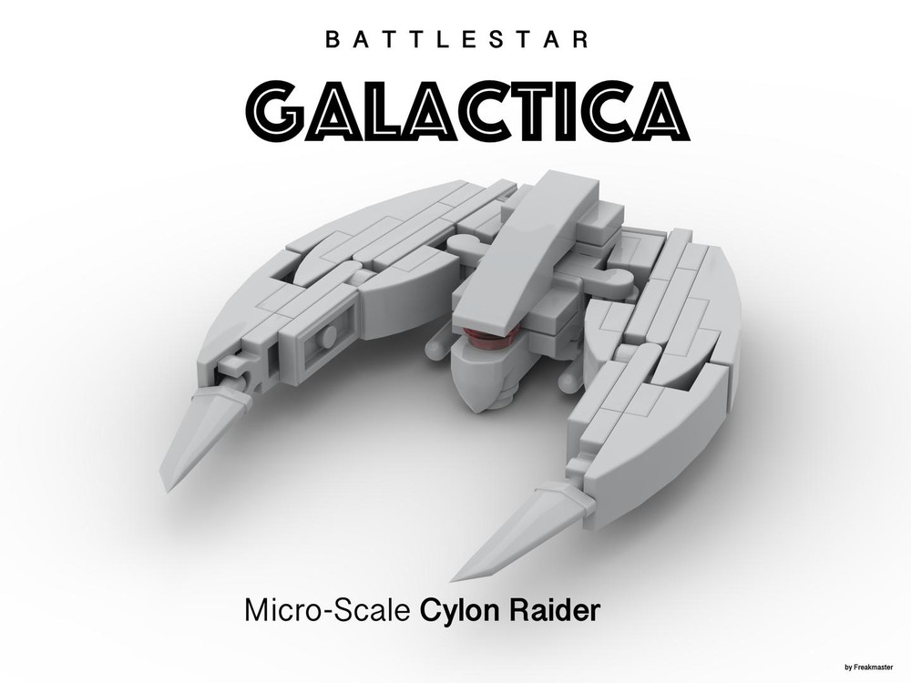 LEGO MOC Battlestar Micro-Scale Cylon Raider by Freakmaster ...