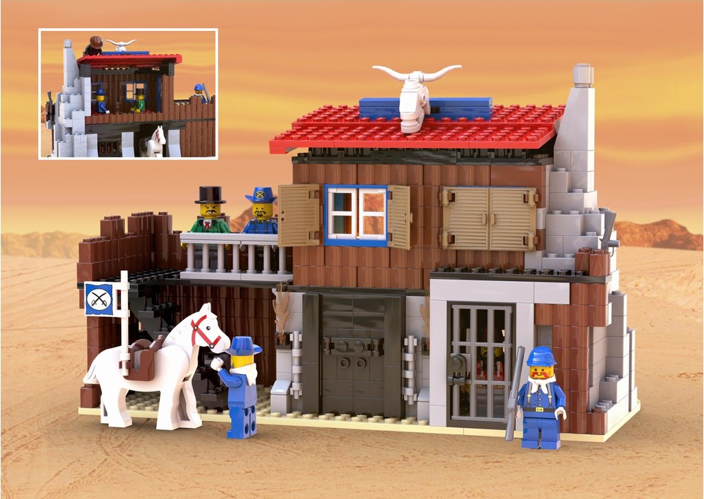 LEGO MOC Fort Legoredo Remastered by BrickType | Rebrickable - Build ...