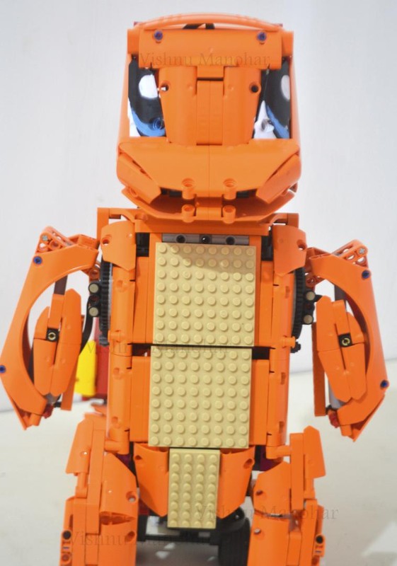 LEGO MOC Charmander by Dr. Vishnu Manohar | Rebrickable - Build with LEGO