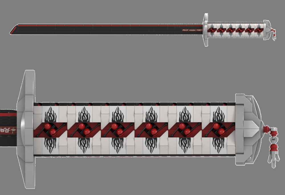LEGO MOC Katana by Daddyniemi | Rebrickable - Build with LEGO