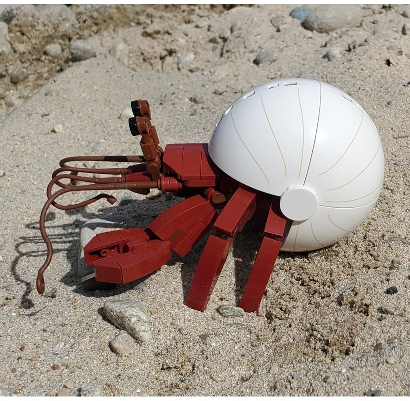LEGO MOC Hermit Crab by JakeSadovich | Rebrickable - Build with LEGO