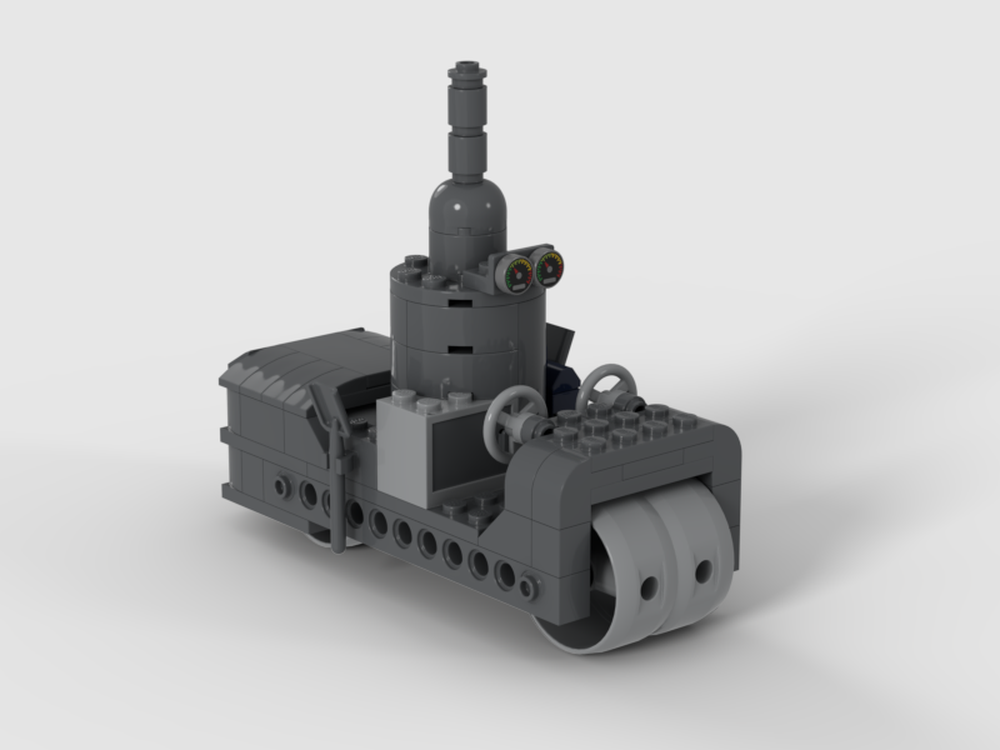 LEGO MOC Vintage Steam Roller by Saint_Ceadda | Rebrickable - Build ...