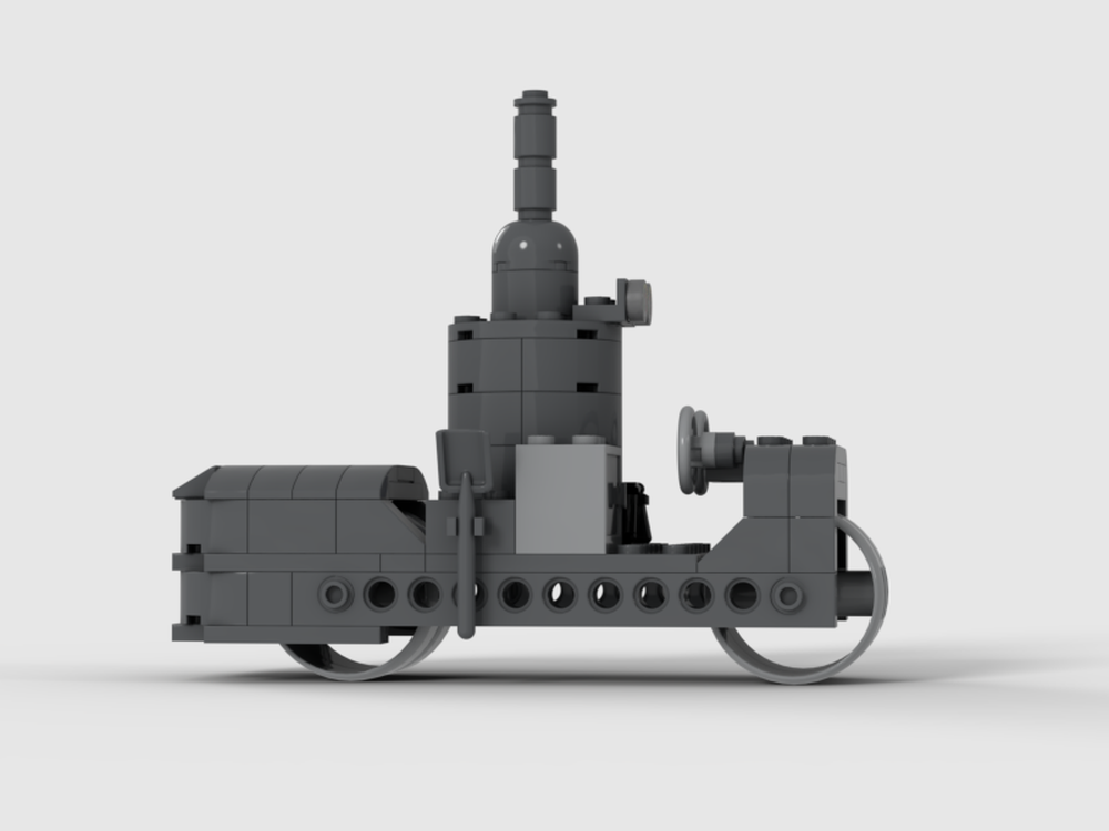 LEGO MOC Vintage Steam Roller by Saint_Ceadda | Rebrickable - Build ...