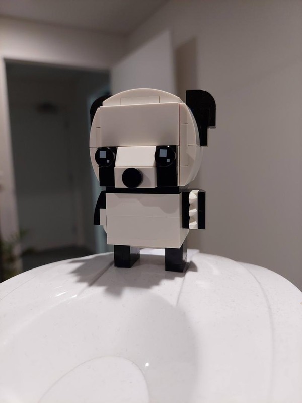 LEGO MOC panda by Goatbear | Rebrickable - Build with LEGO