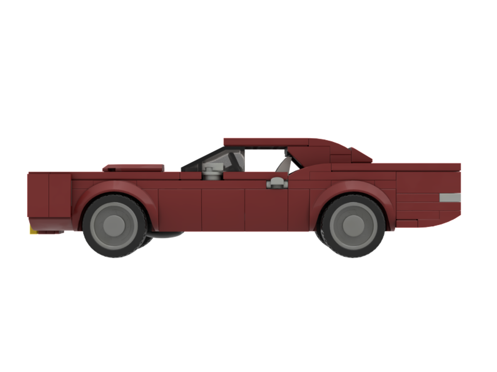 Lego Moc 1972 Plymouth Barracuda By Kinetickit Rebrickable Build