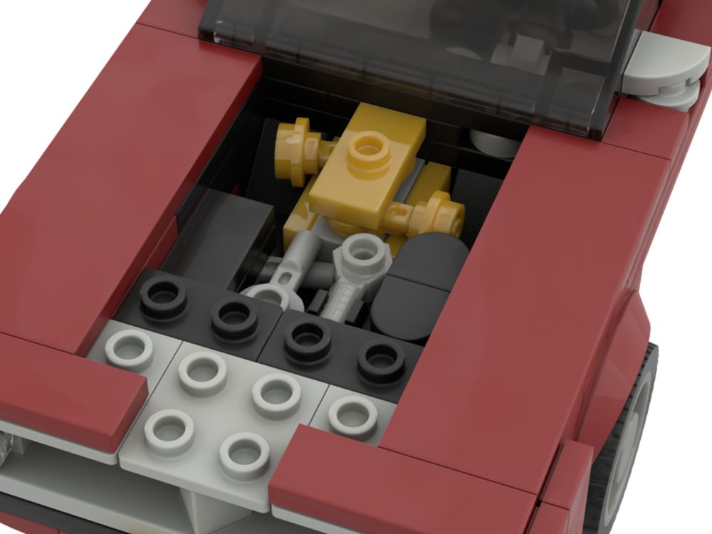 Lego Moc 1972 Plymouth Barracuda By Kinetickit Rebrickable Build