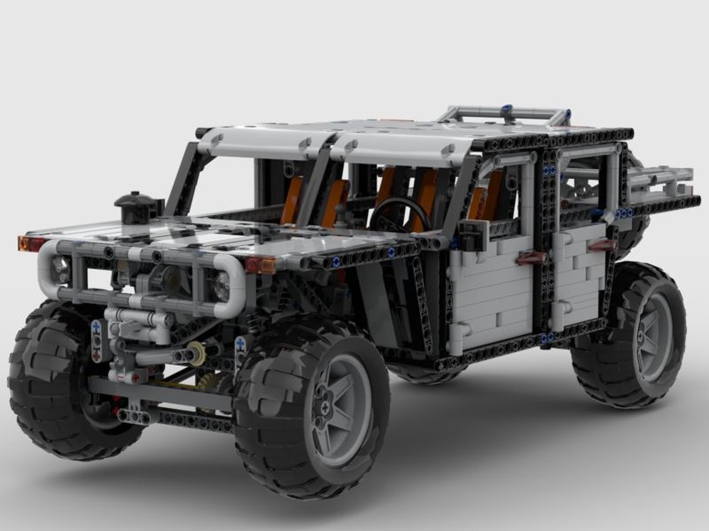 LEGO MOC Zibar 4x4 all terrain vehicle by etphhm | Rebrickable - Build ...