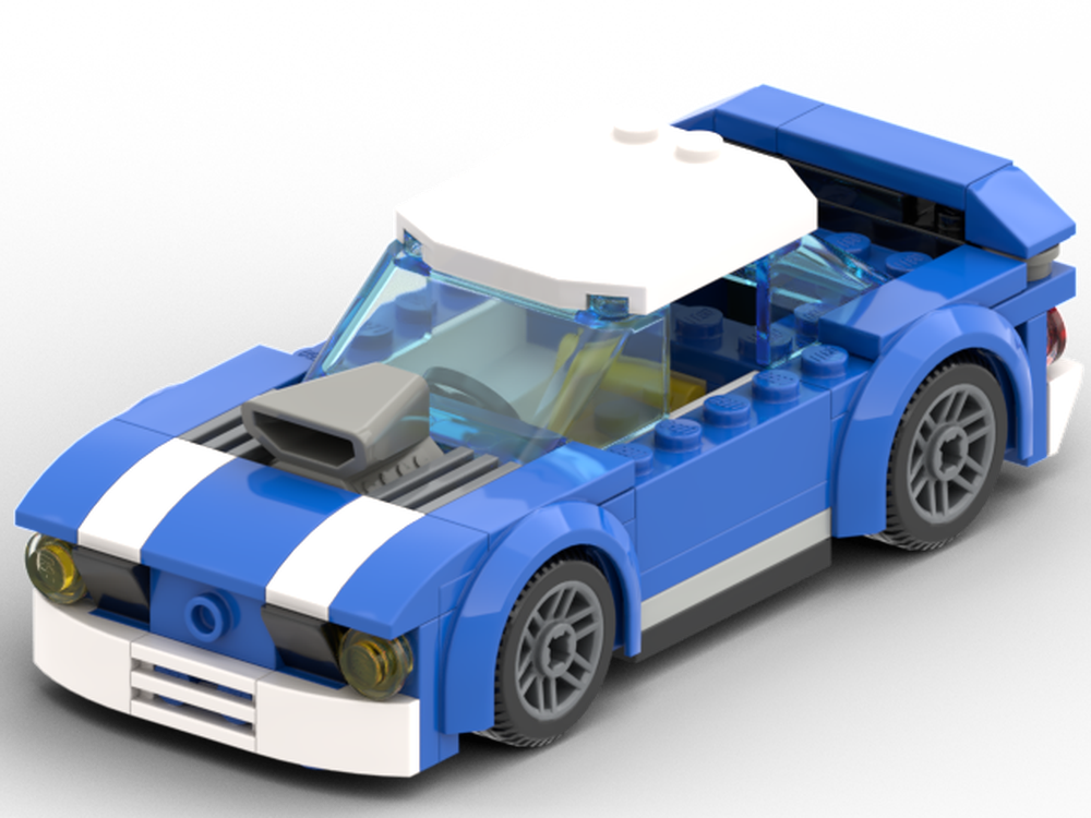LEGO MOC 60312 - Muscle Car with Supercharger by hoppepe | Rebrickable ...