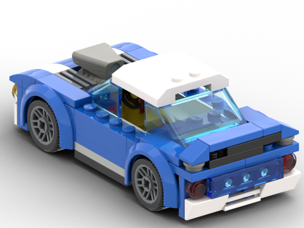 LEGO MOC 60312 - Muscle Car with Supercharger by hoppepe | Rebrickable ...