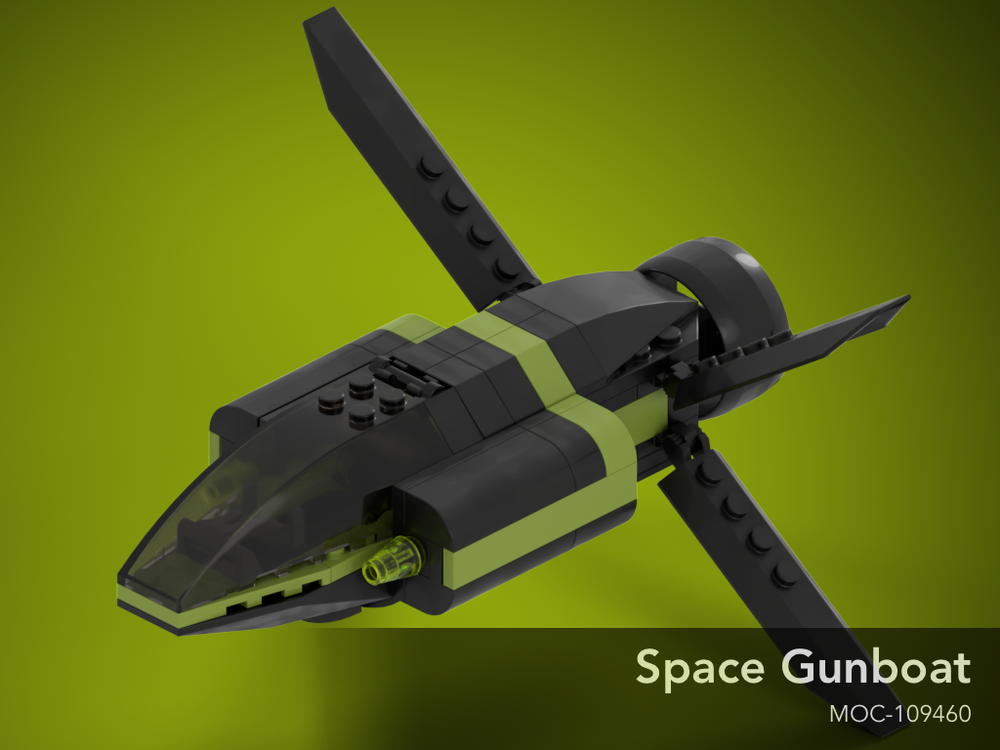 LEGO MOC Space Gunboat by brampf | Rebrickable - Build with LEGO