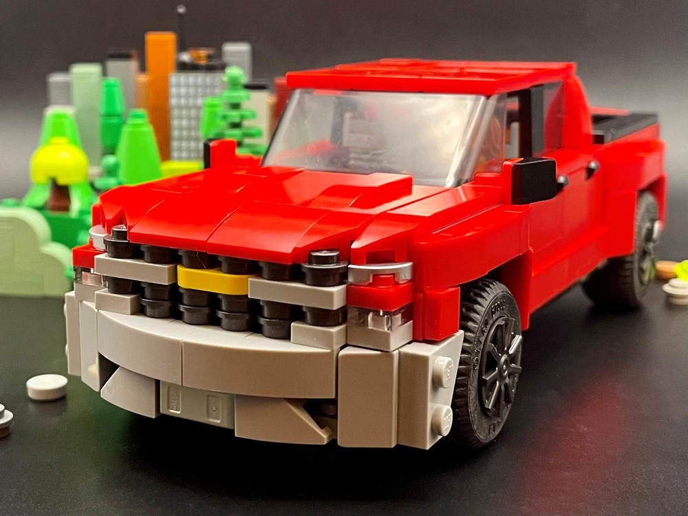 LEGO MOC Bowtie Silverado - Red by IBrickedItUp | Rebrickable - Build ...