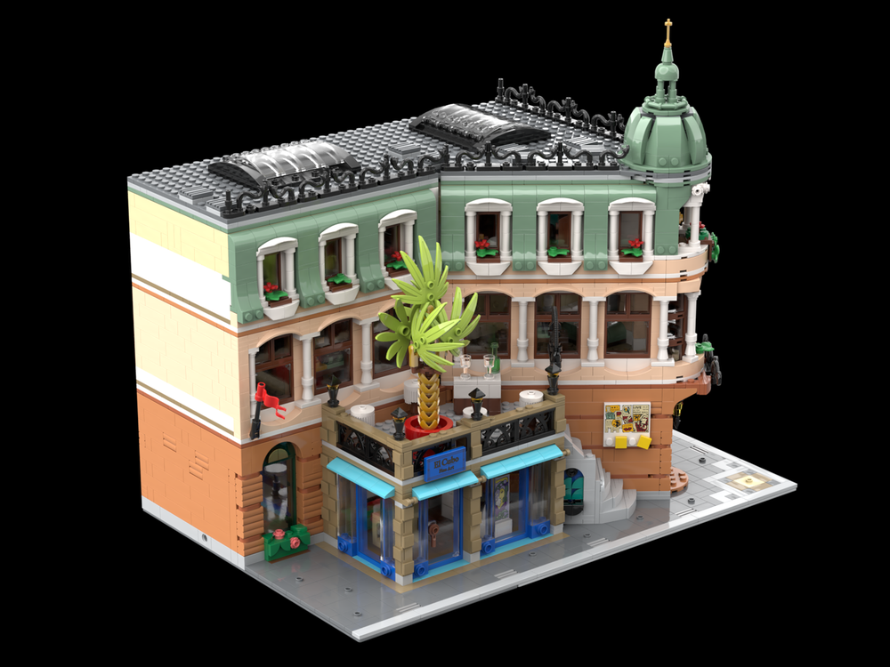 LEGO MOC boutique Hotel Extension by EliteLongbowman7 | Rebrickable ...