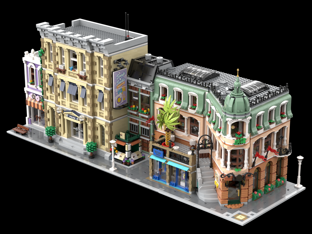 LEGO MOC boutique Hotel Extension by EliteLongbowman7 | Rebrickable ...