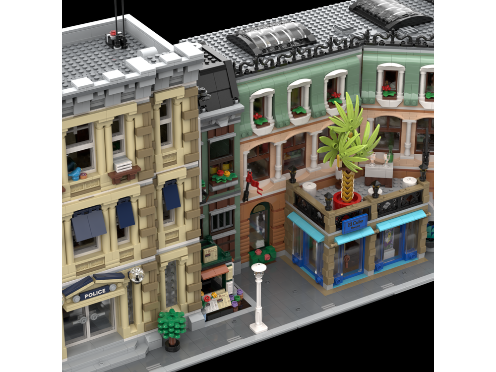 LEGO MOC boutique Hotel Extension by EliteLongbowman7 | Rebrickable ...