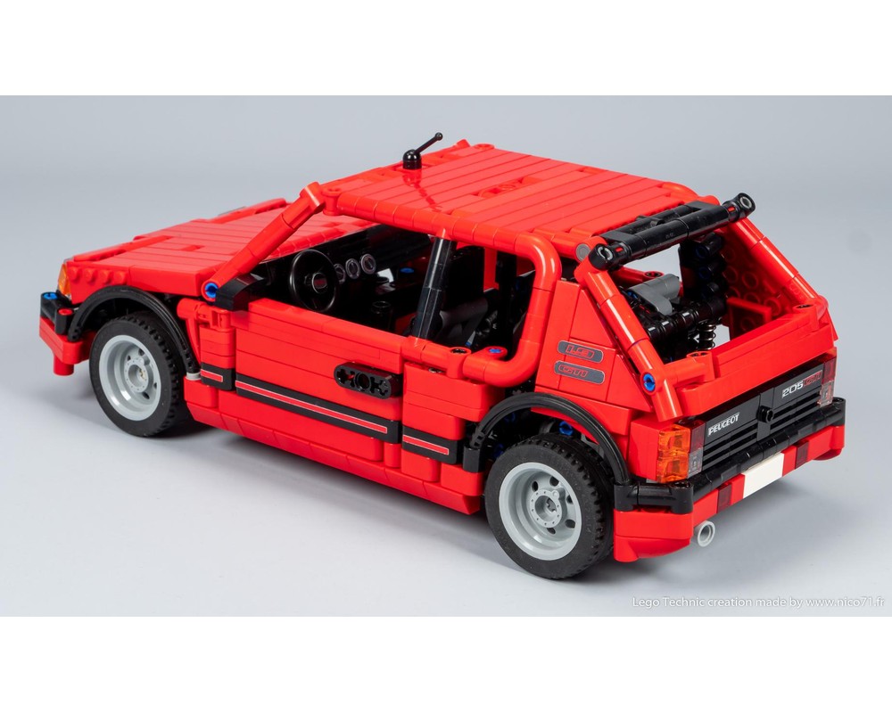 LEGO MOC Peugeot 205 GTI Red Version by Nico71 | Rebrickable - Build ...