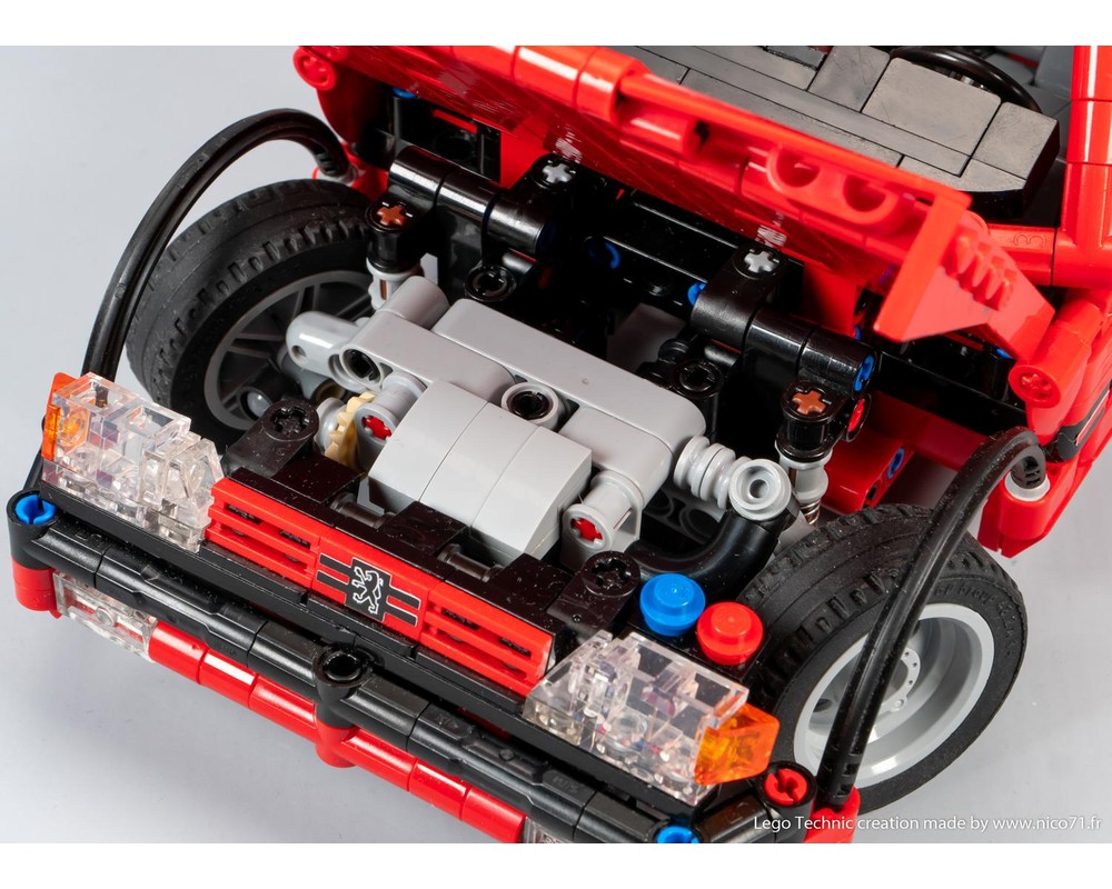 LEGO MOC Peugeot 205 GTI White Version by Nico71 | Rebrickable - Build ...