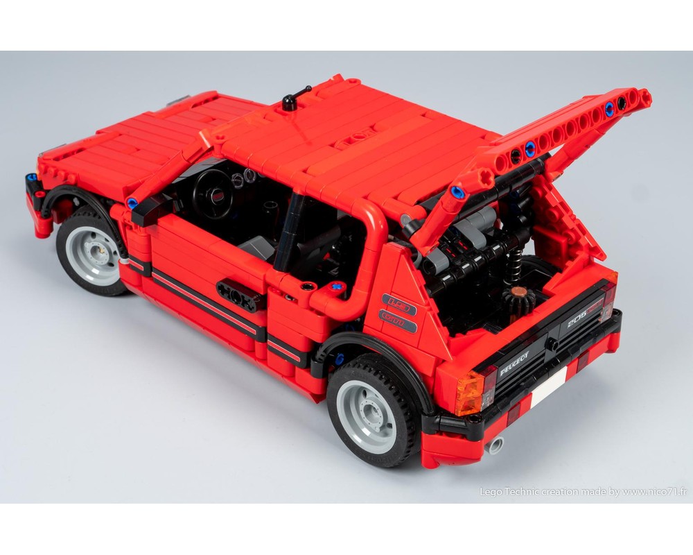 LEGO MOC Peugeot 205 GTI Black Version by Nico71 | Rebrickable - Build ...