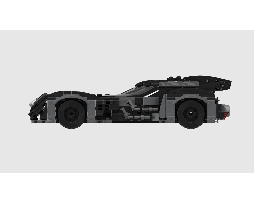 Lego Moc Arkham Asylum Batmobile By Legojoseph Rebrickable Build