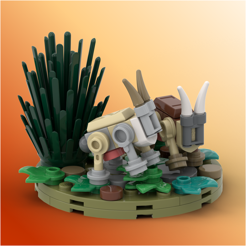 LEGO MOC The brickbuild Goats by the_bricked_cave | Rebrickable - Build ...