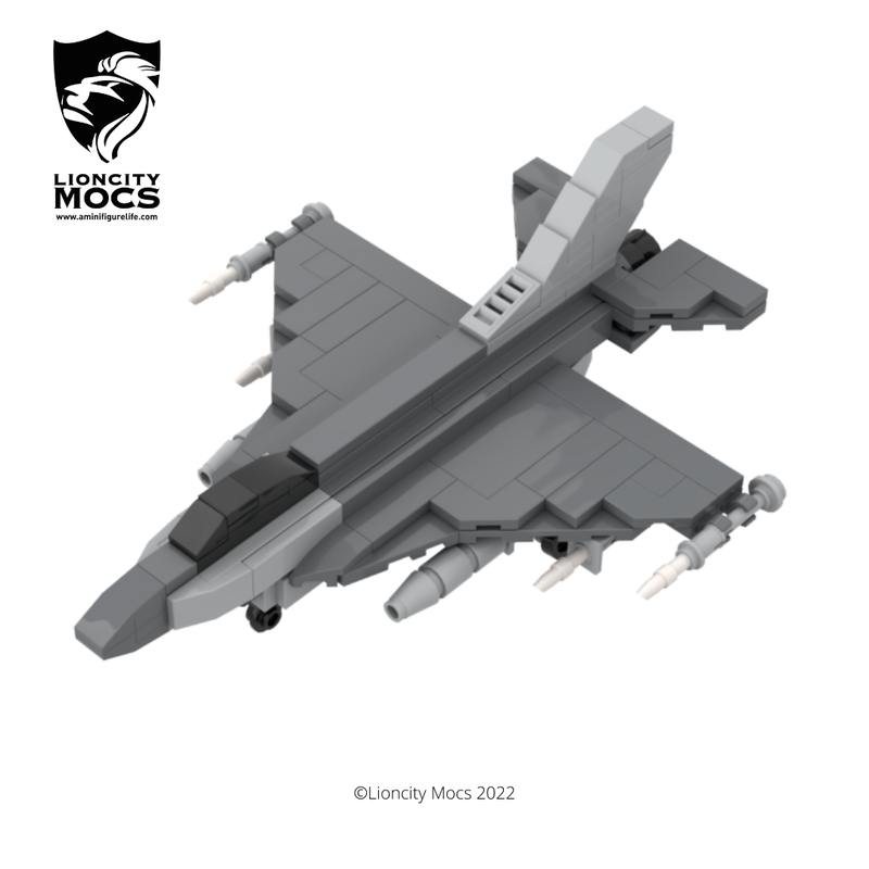 LEGO MOC F-16 Fighting Falcon Mini MOC by Lioncity Mocs | Rebrickable ...