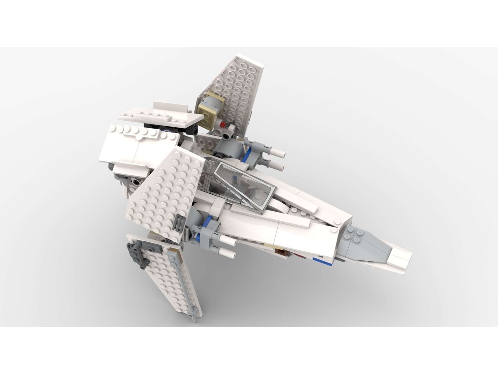 LEGO MOC 75301 V-wing Starfighter by cubeworrier | Rebrickable - Build ...