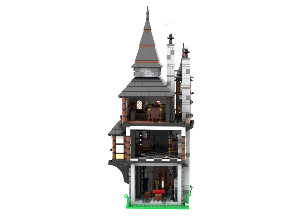 LEGO MOC Medieval Tower House (Backdrop House) by Br1ckD3sign ...
