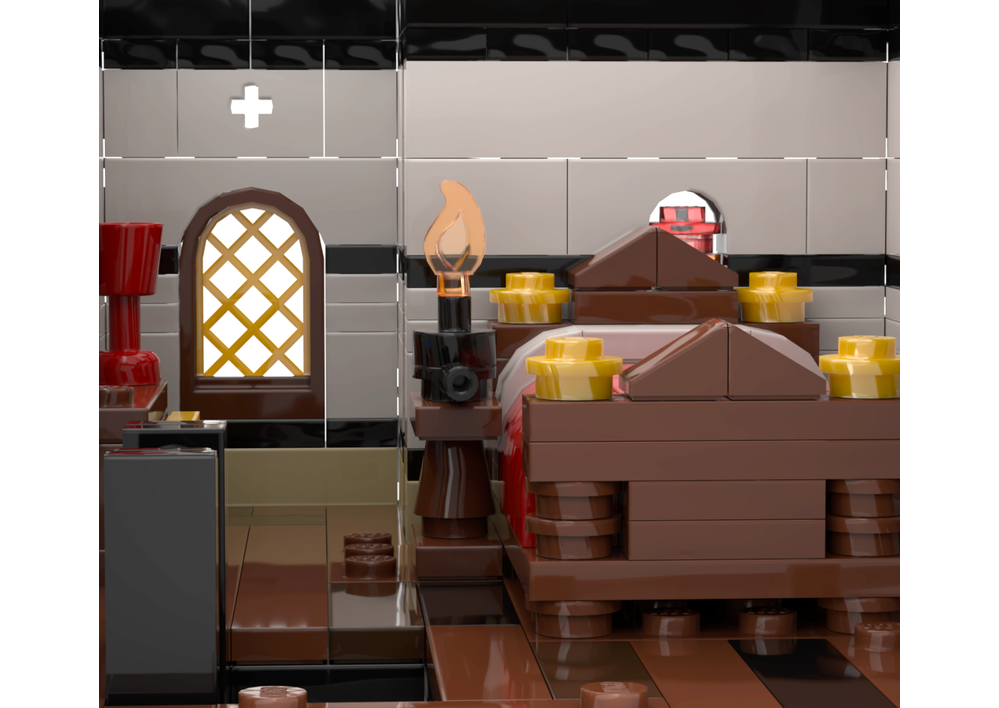 LEGO MOC Medieval Tower House (Backdrop House) by Br1ckD3sign ...