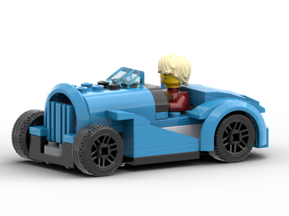 LEGO MOC 60285 - Classic Bugatti by hoppepe | Rebrickable - Build with LEGO